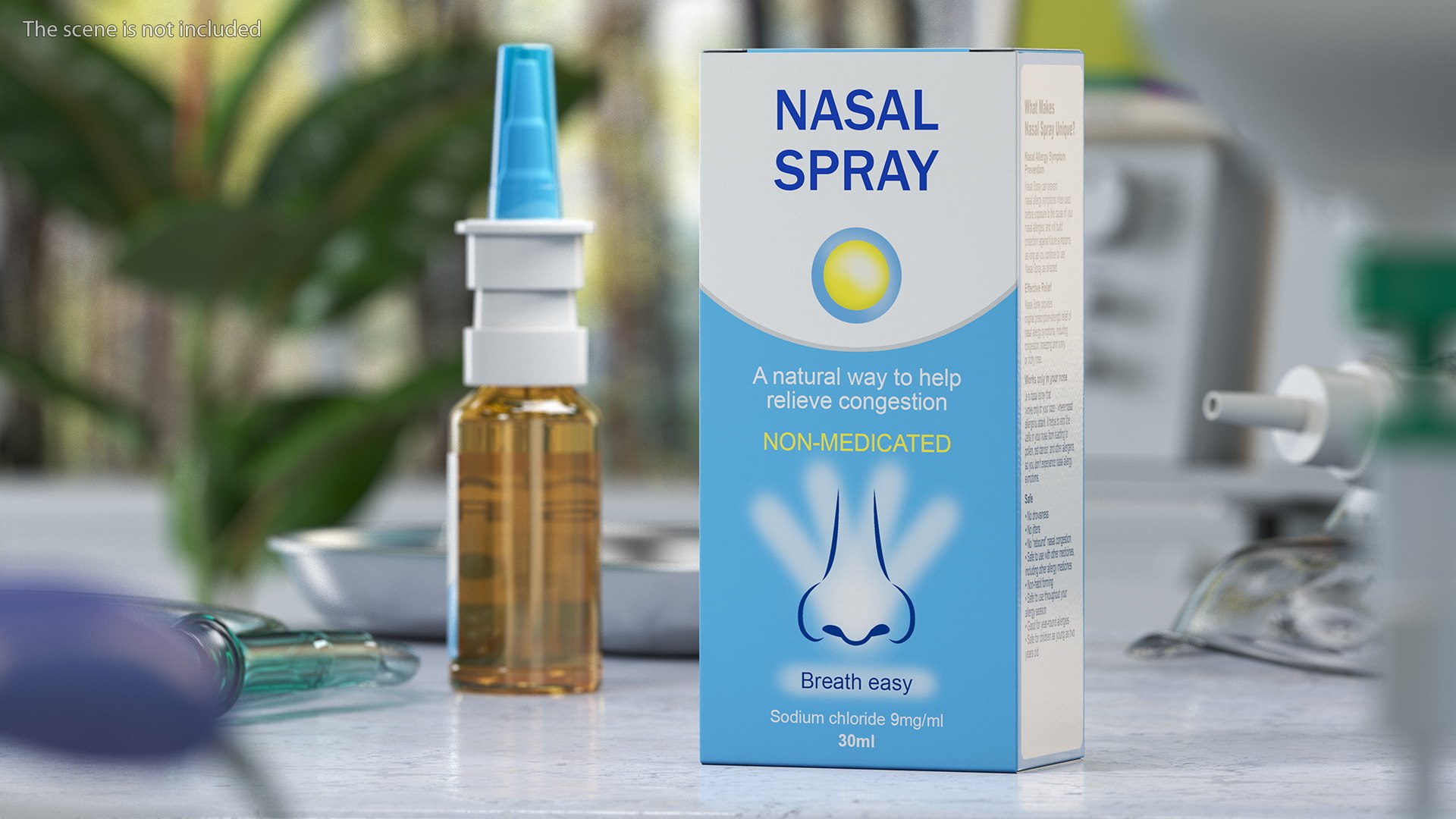 Nasal Spray Boxes Collection model - TurboSquid 2124752
