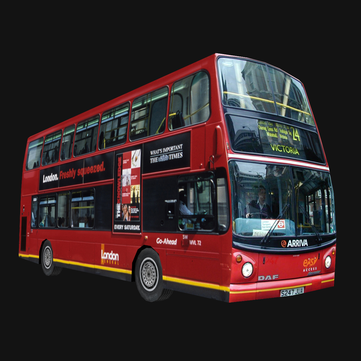 3ds max london bus