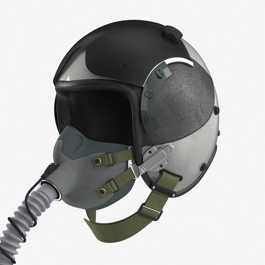 3d Military Pilot Helmet