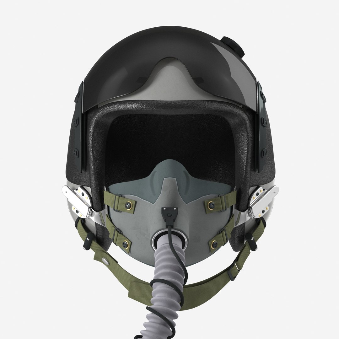 3d military pilot helmet