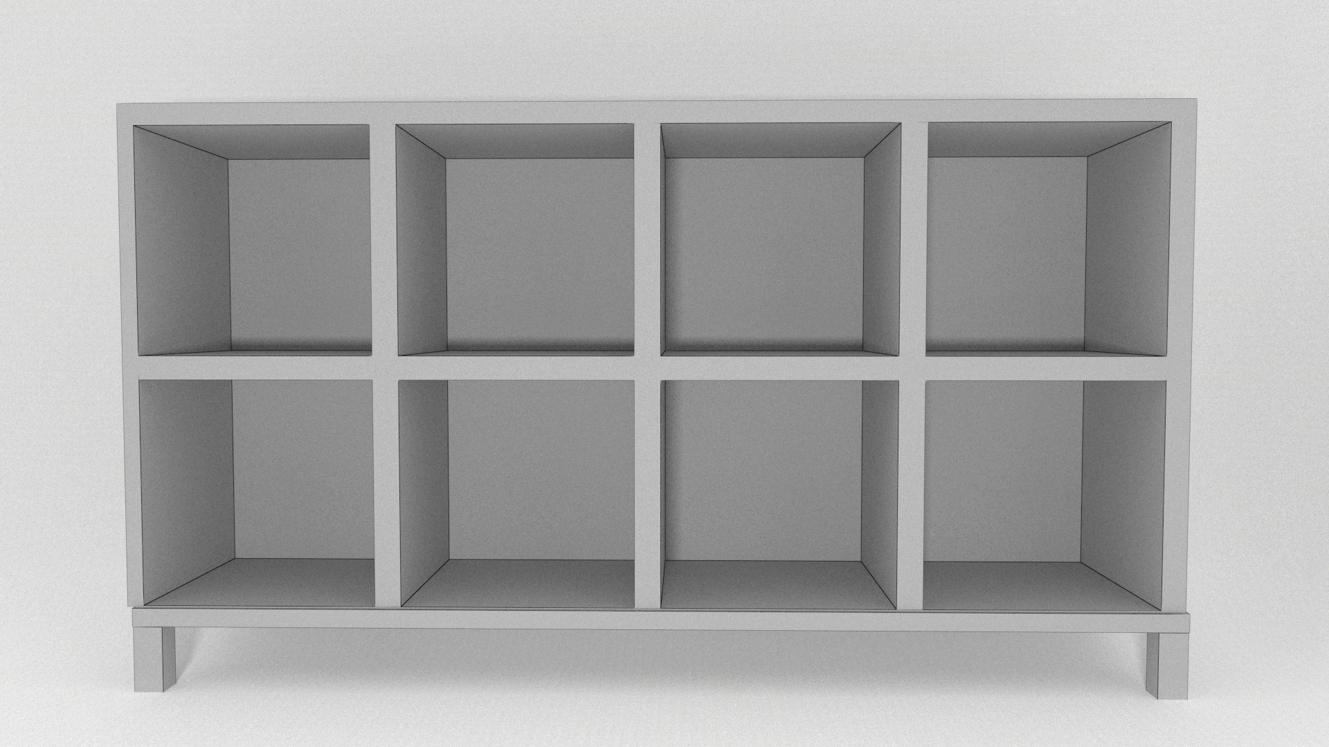 3D Bookshelf Model - TurboSquid 1824990