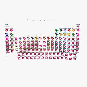 3D Periodic Table Models - Browse & Download Formats - TurboSquid