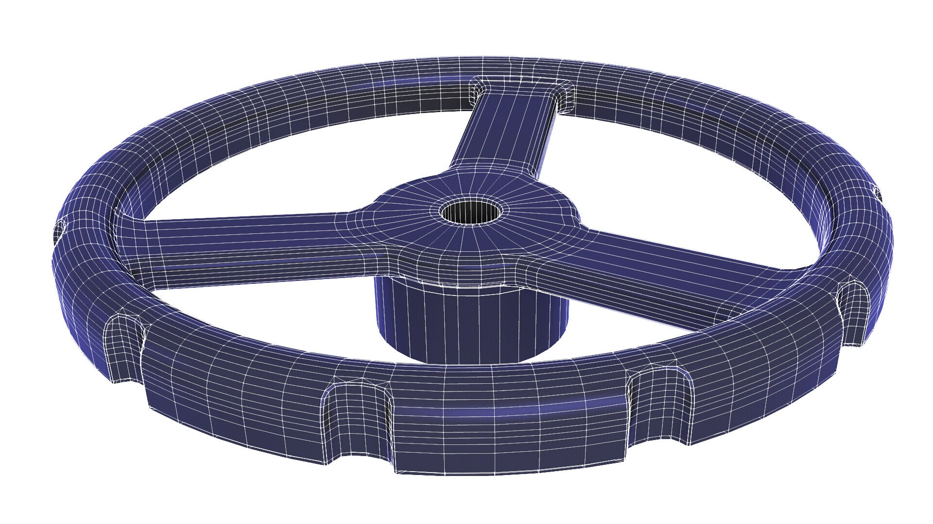 3D Model Valve Handwheel 3 - TurboSquid 2308034