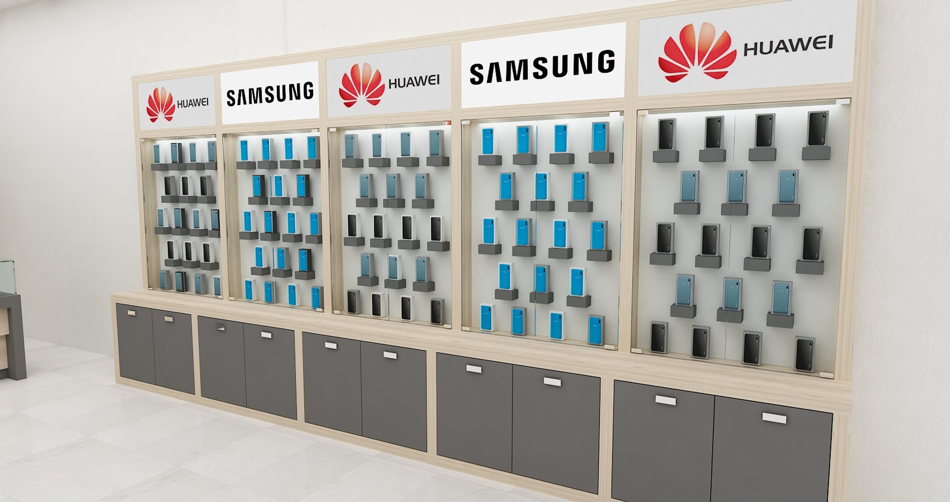 Phone Store 3D Model - TurboSquid 1493021