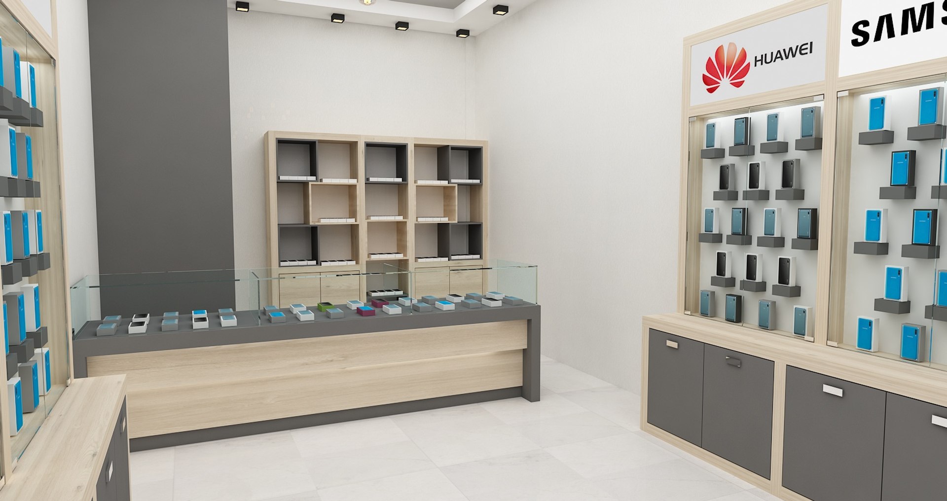 Phone Store 3D Model - TurboSquid 1493021