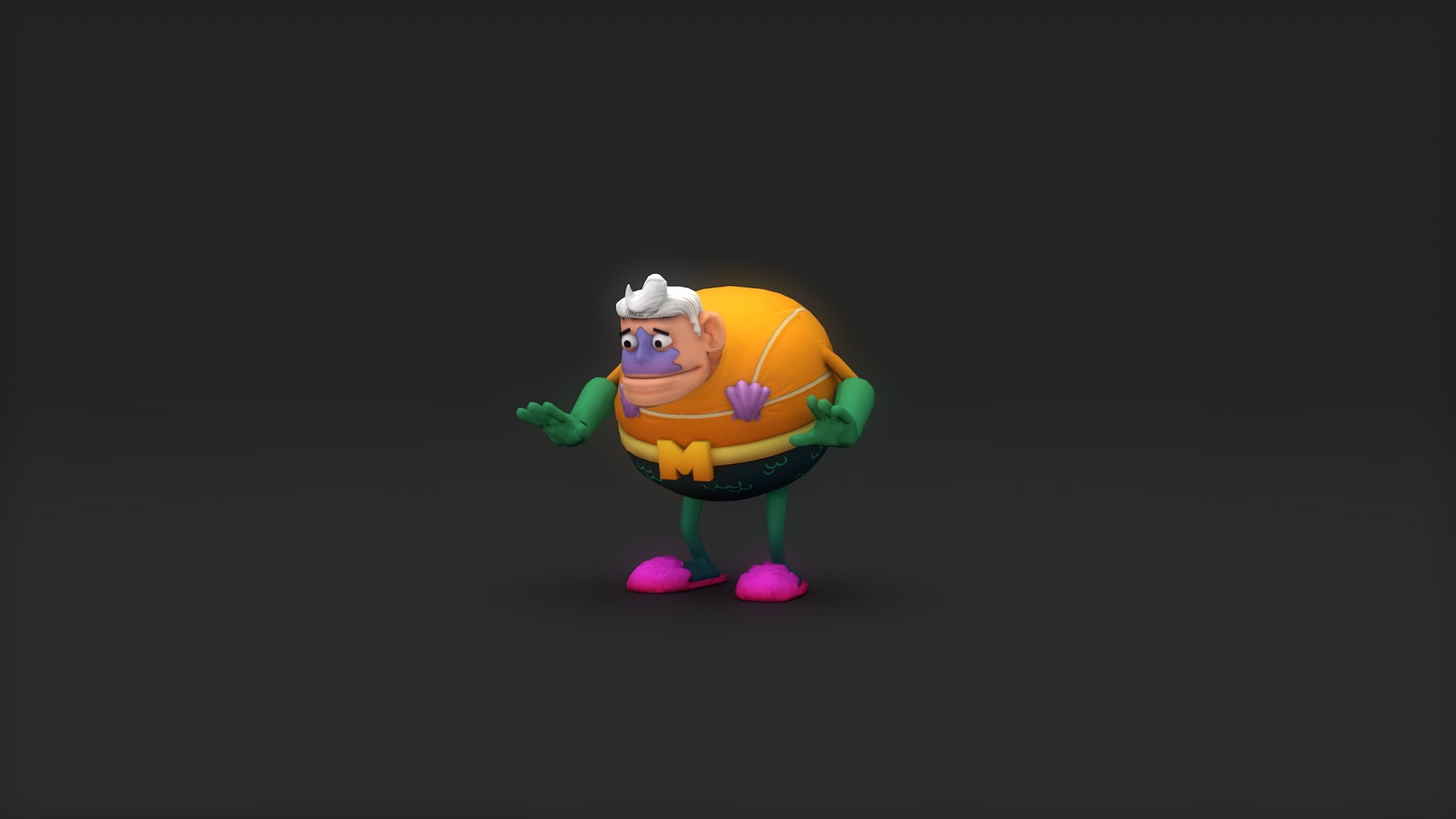 Mermaid Man Model - TurboSquid 2345802