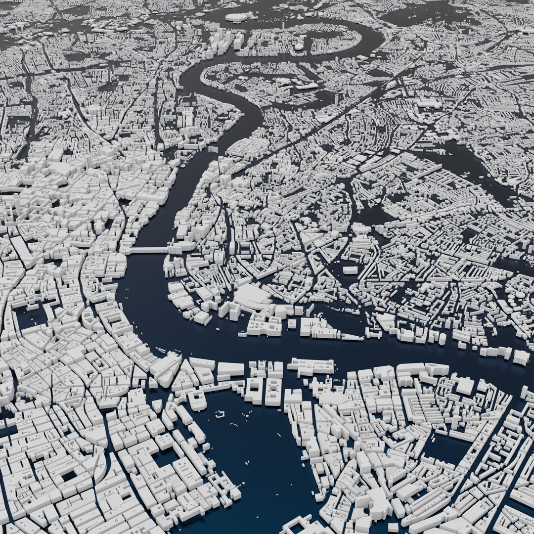 London city skyline 3D model - TurboSquid 1430328