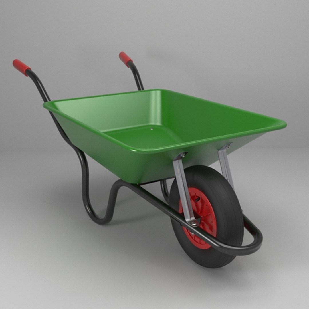 Wheelbarrow Barrow Obj