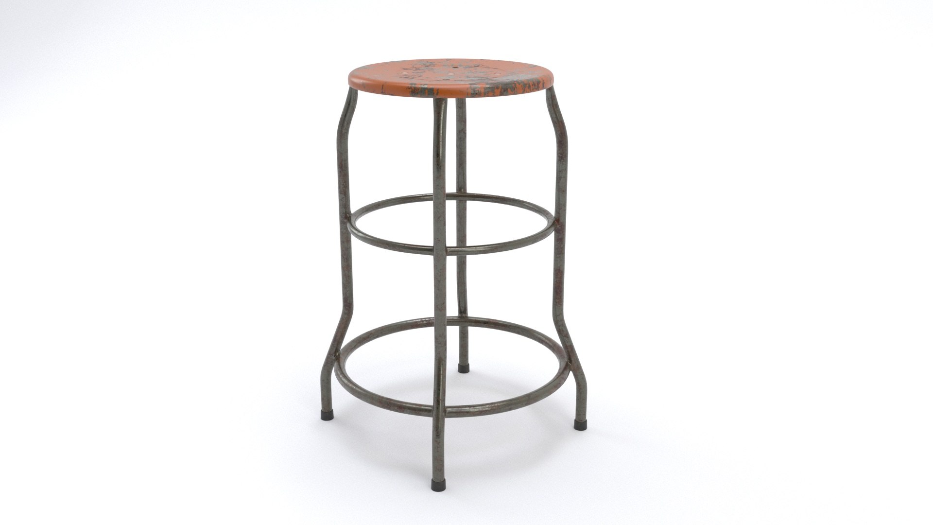 Old Bar Stool 3D Model - TurboSquid 1925999