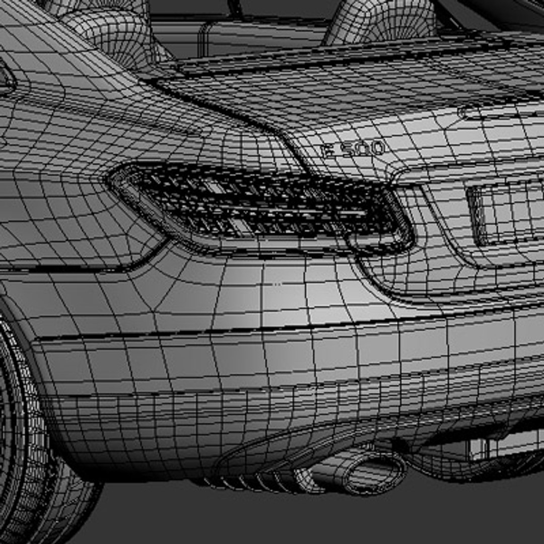 3d Mercedes E Class Coupe Model