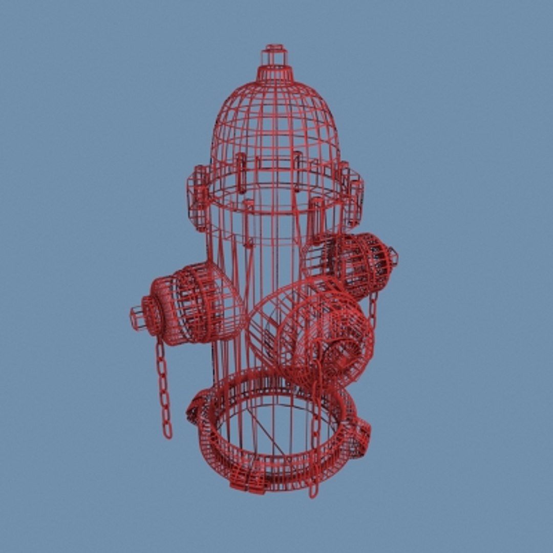 3d hydrant street model
