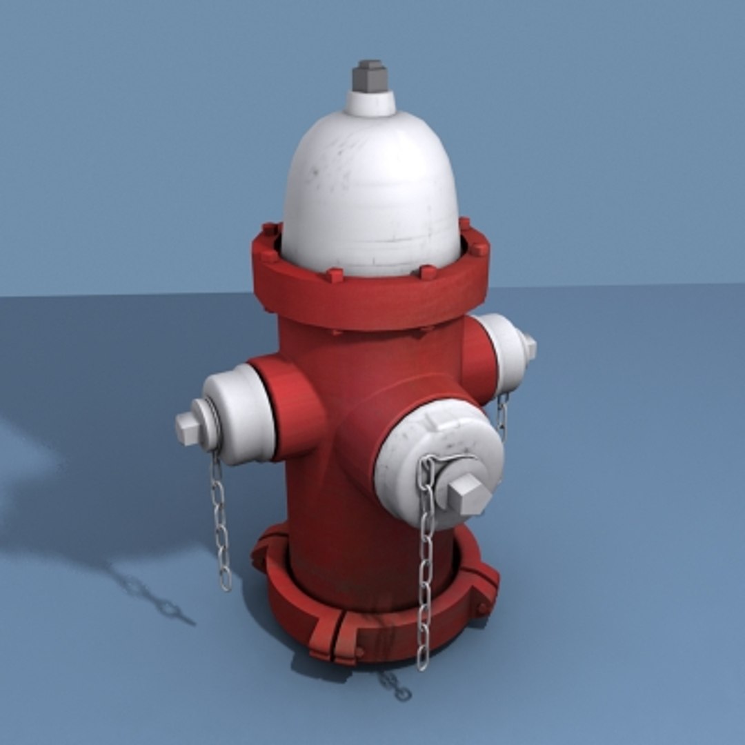 3d hydrant street model