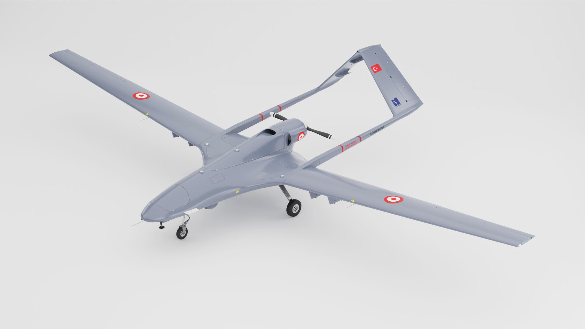 Bayraktar TB2 Drone 3D Model 3D Model - TurboSquid 2017907