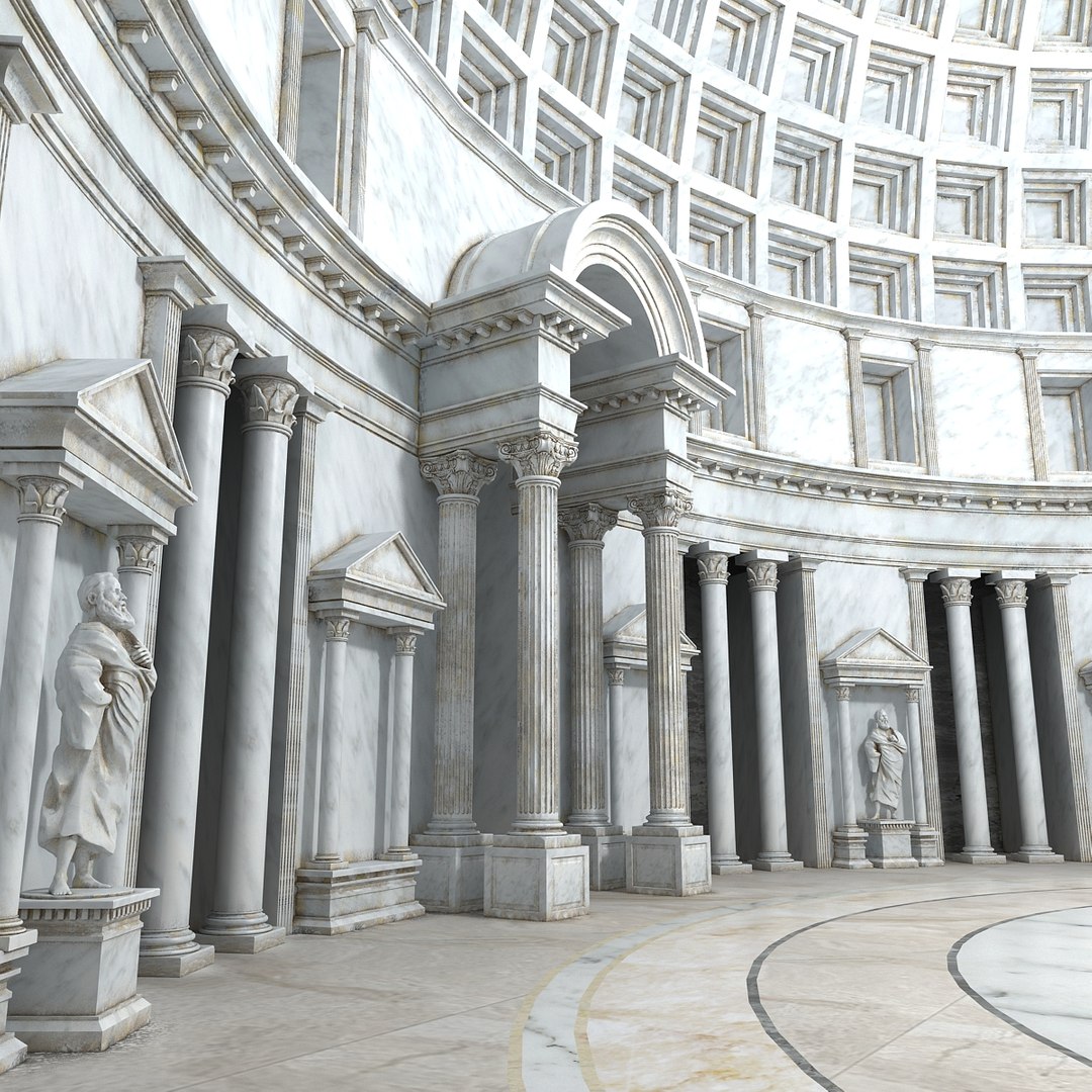 Ancient Interior 2 Model - TurboSquid 1761969