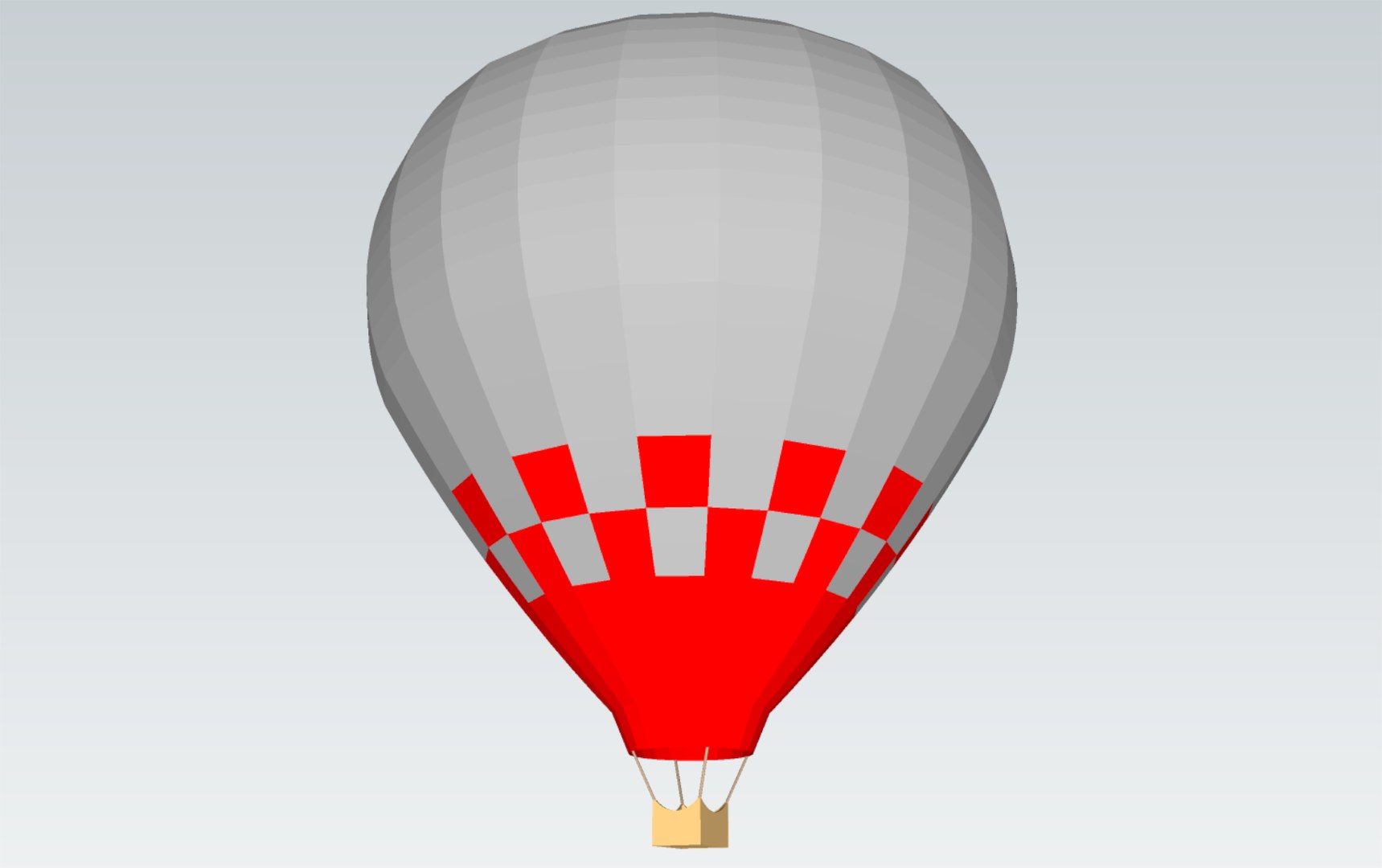 3D Hot Air Balloon Model - TurboSquid 1859771