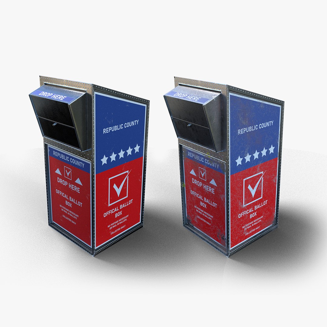 Ballot Box 3D - TurboSquid 1641445