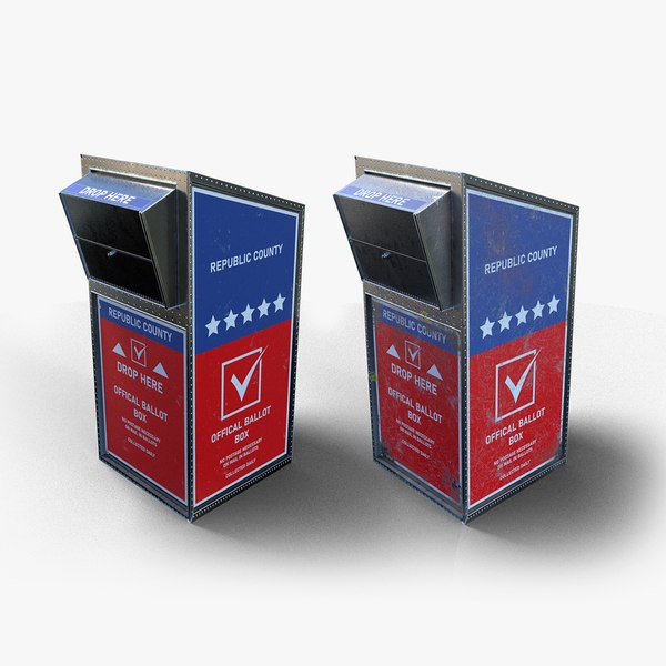 Transparent Ballot Box With Paper 3D model - TurboSquid 1916407