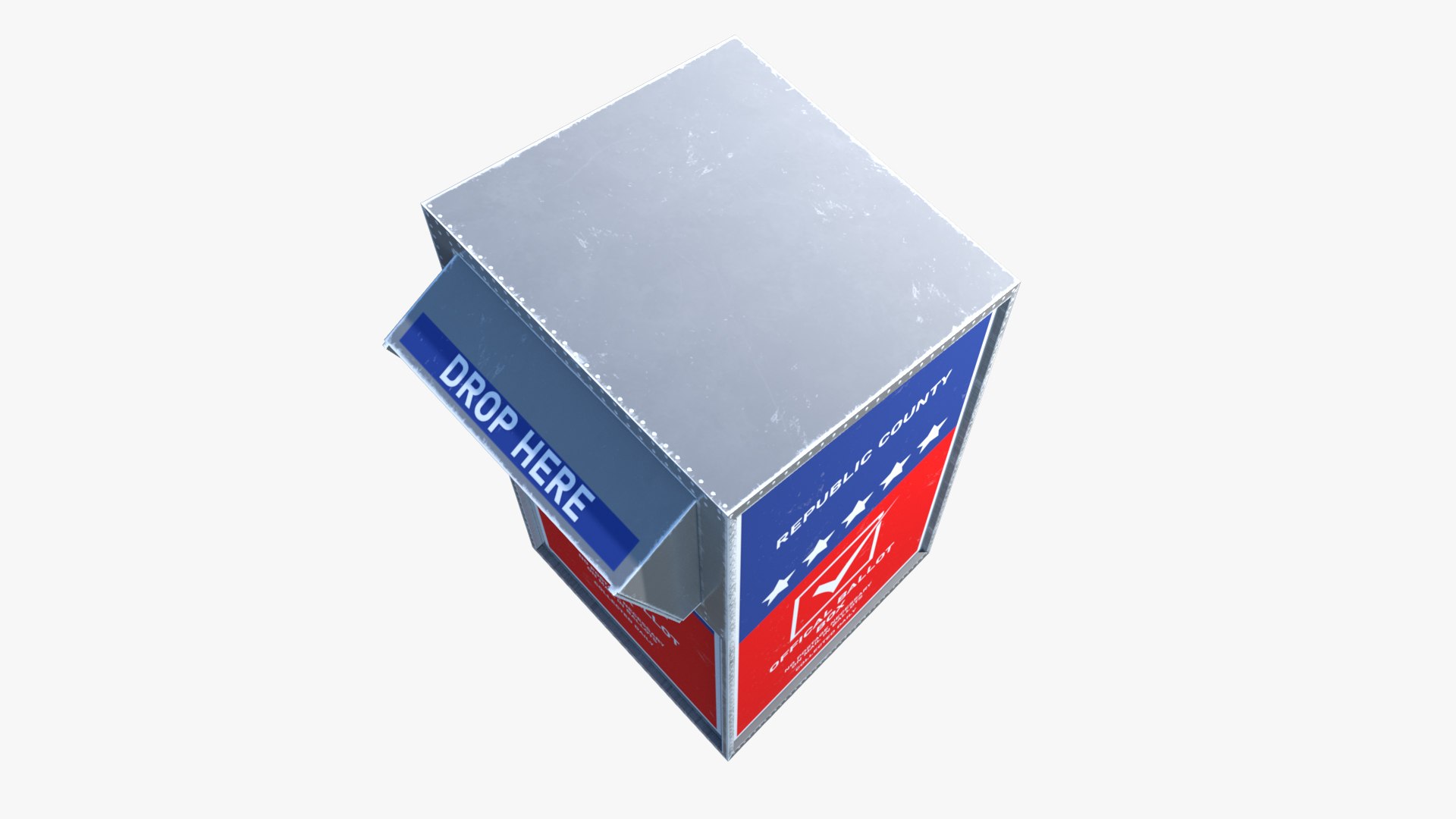 Ballot Box 3D - TurboSquid 1641445