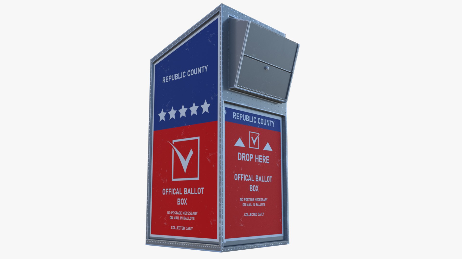 Ballot Box 3D - TurboSquid 1641445