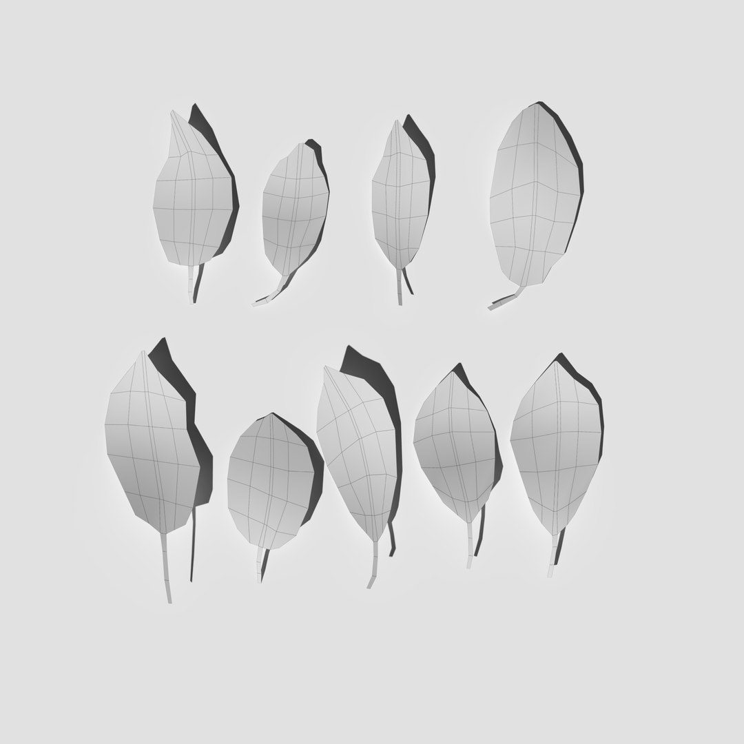 Dry Leaves Pack 3D Model - TurboSquid 1707930