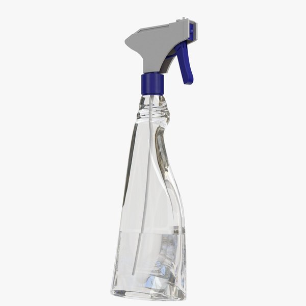 liquid spray bottle 3d model