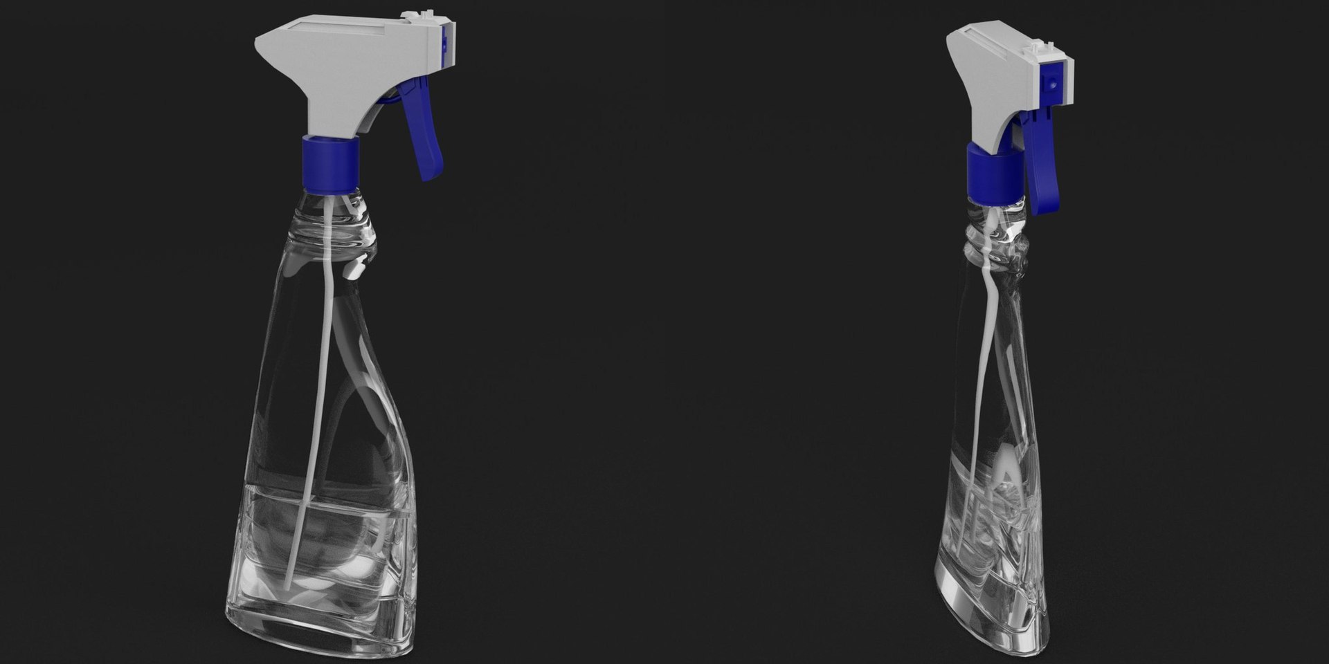 Liquid Spray Bottle 3d Model
