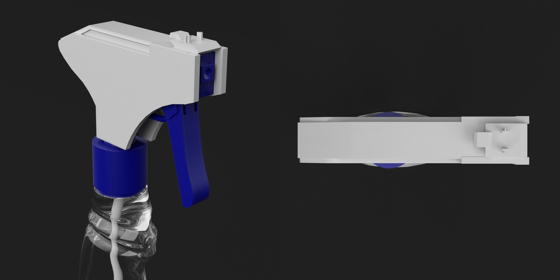 Liquid Spray Bottle 3d Model