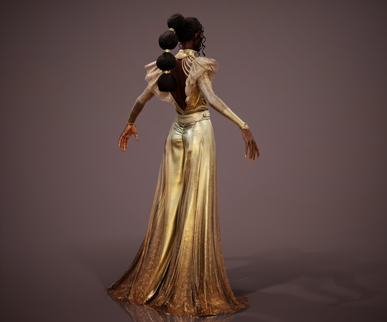 3D Sybil - High Fashion Black Woman Model - TurboSquid 2098712