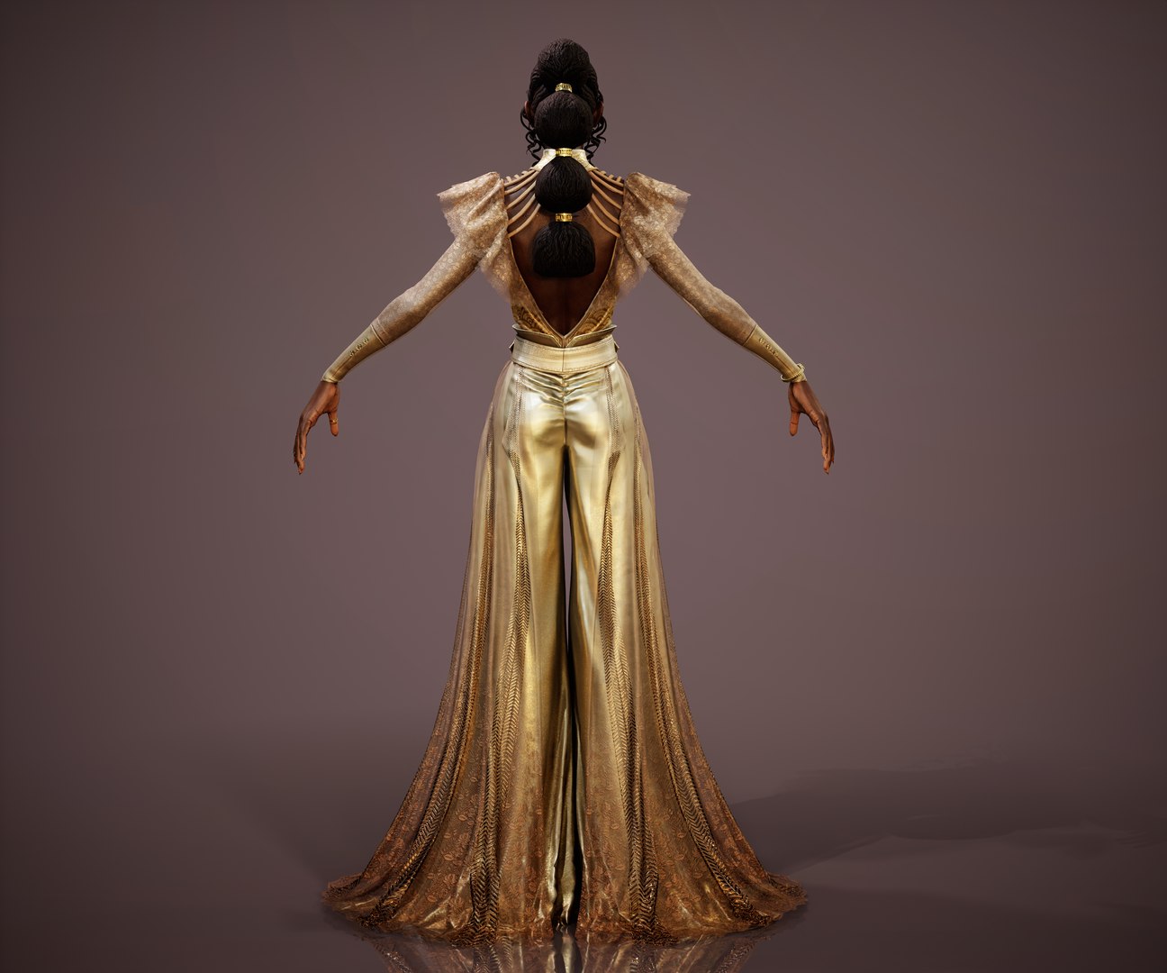 3D Sybil - High Fashion Black Woman Model - TurboSquid 2098712