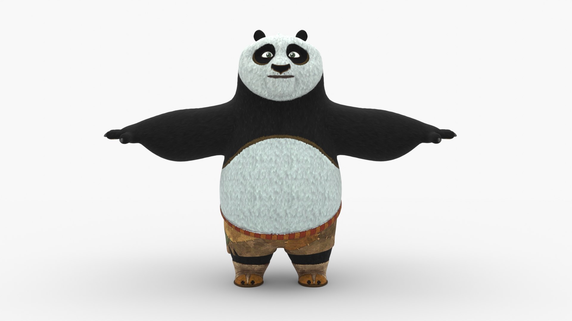 Po Kung Fu Panda 3D Model - TurboSquid 2292909