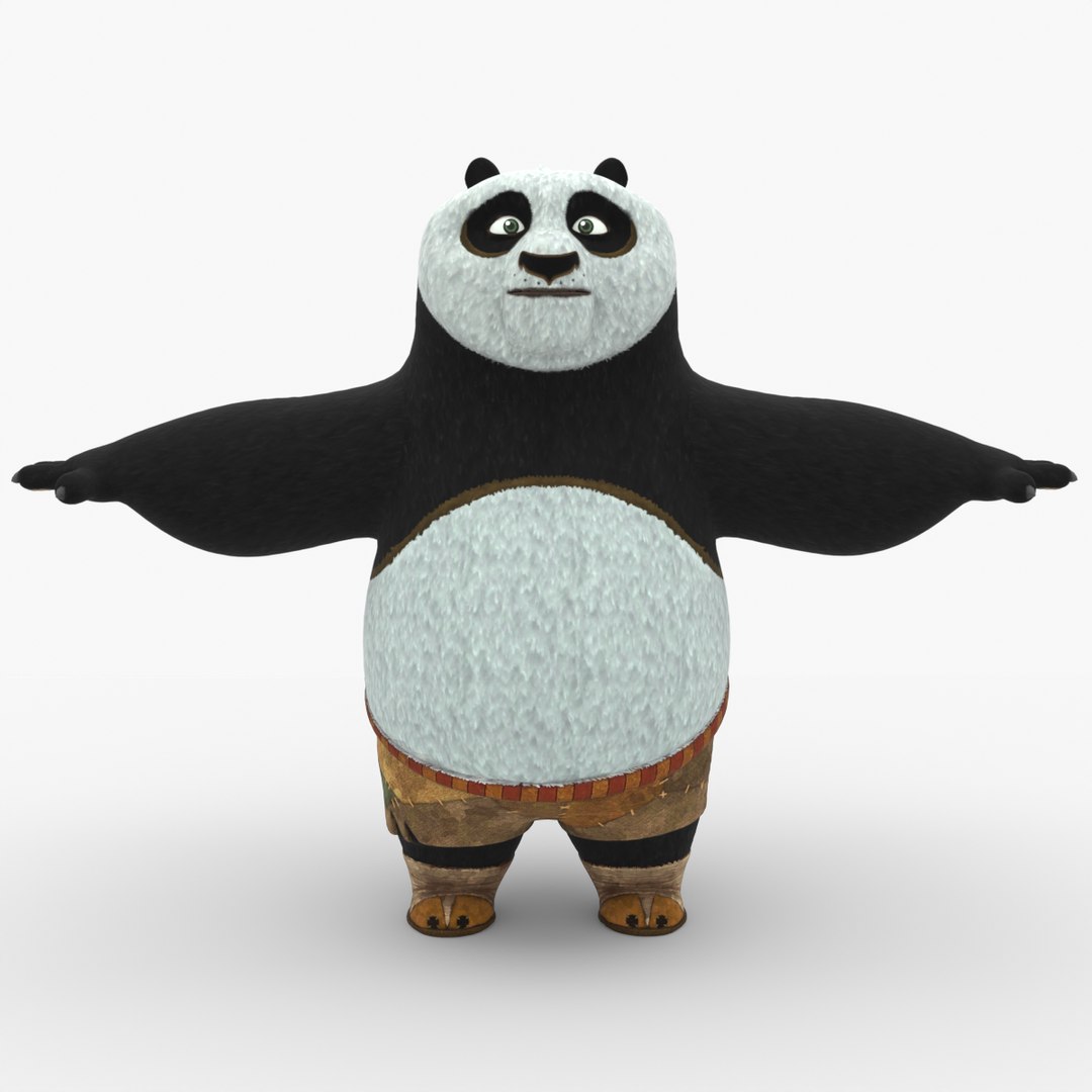 Po Kung Fu Panda 3D Model - TurboSquid 2292909