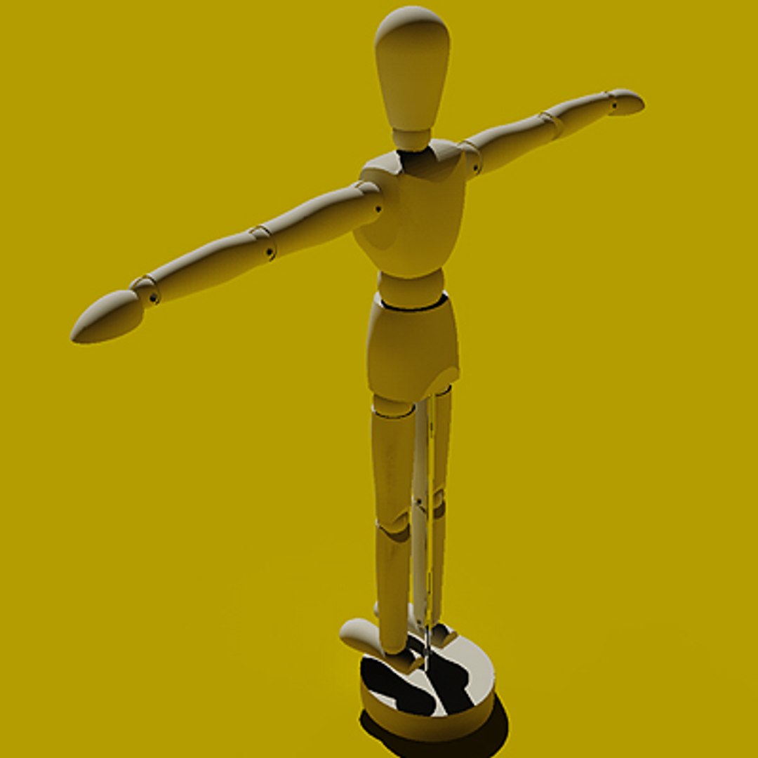 Artist Pose Figure 3d 3ds