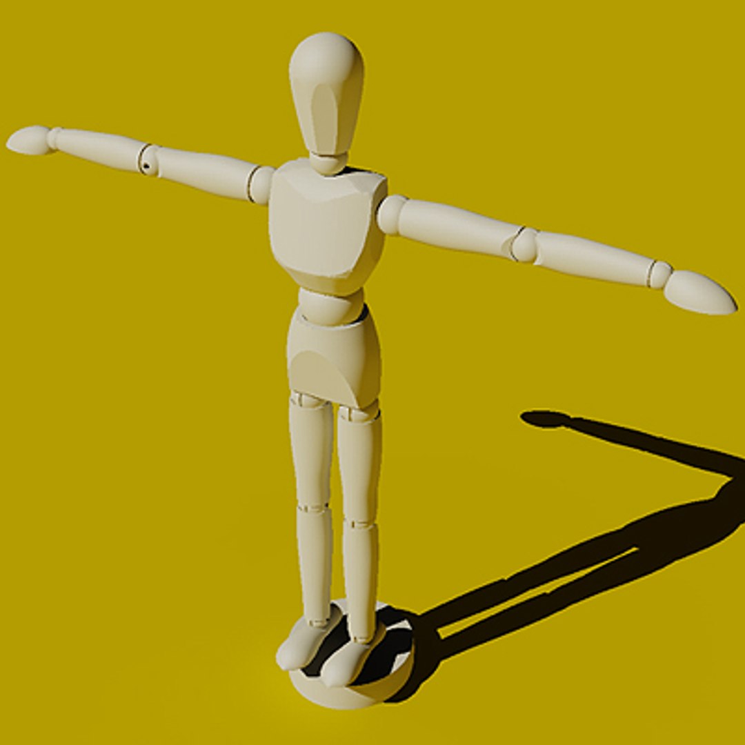 Artist Pose Figure 3d 3ds