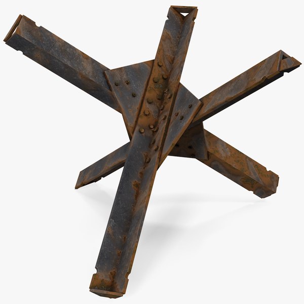 3D concrete anti tank obstacle - TurboSquid 1606868