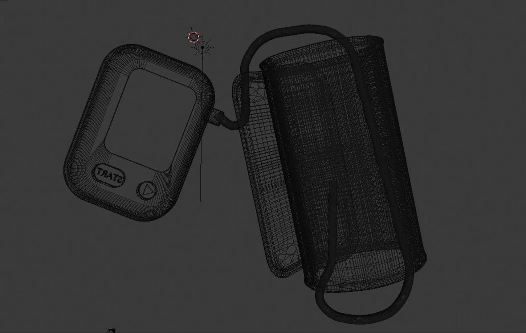 Electronic Sphygmomanometer 3D Model - TurboSquid 1514218