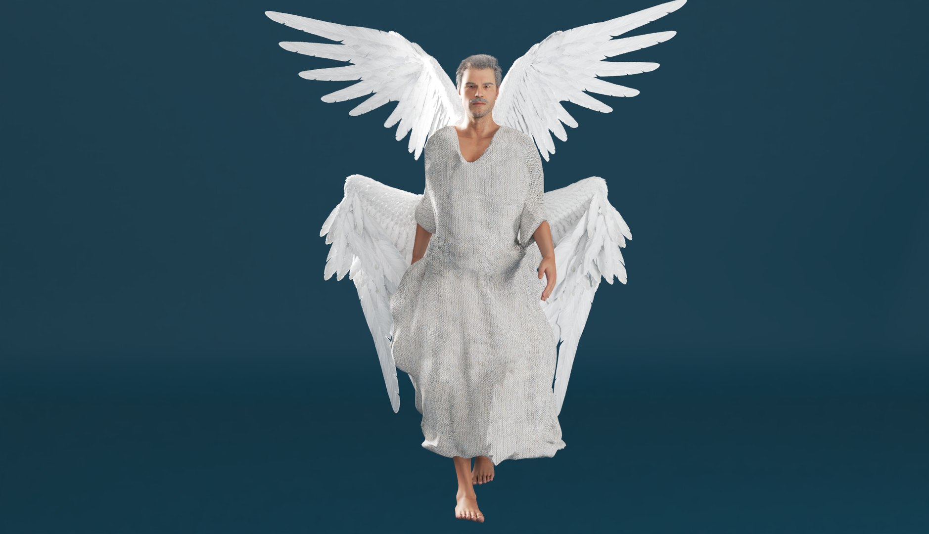 3D model angel rigged low poly - TurboSquid 2057503