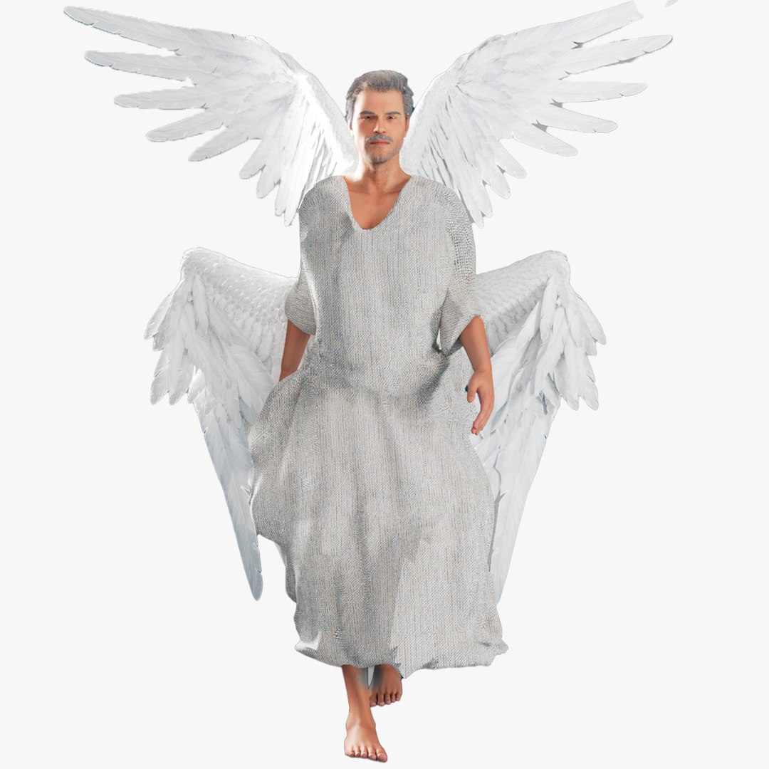 3D Model Angel Rigged Low Poly - TurboSquid 2057503
