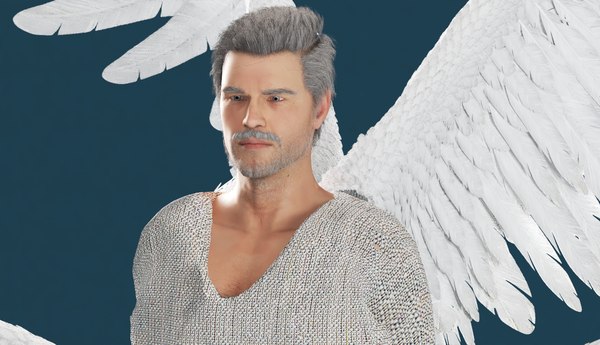 modelo 3d ángel aparejado bajo poli - TurboSquid 2057503