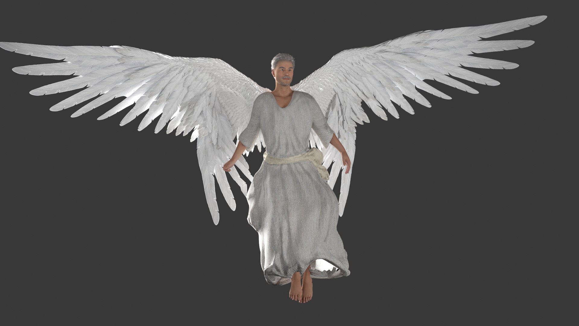 3D Model Angel Rigged Low Poly - TurboSquid 2057503