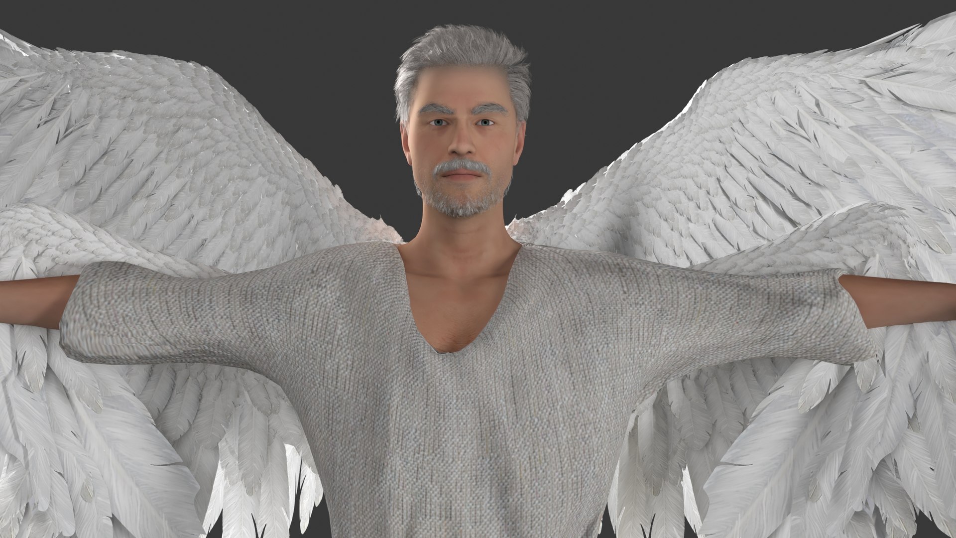 3D Model Angel Rigged Low Poly - TurboSquid 2057503