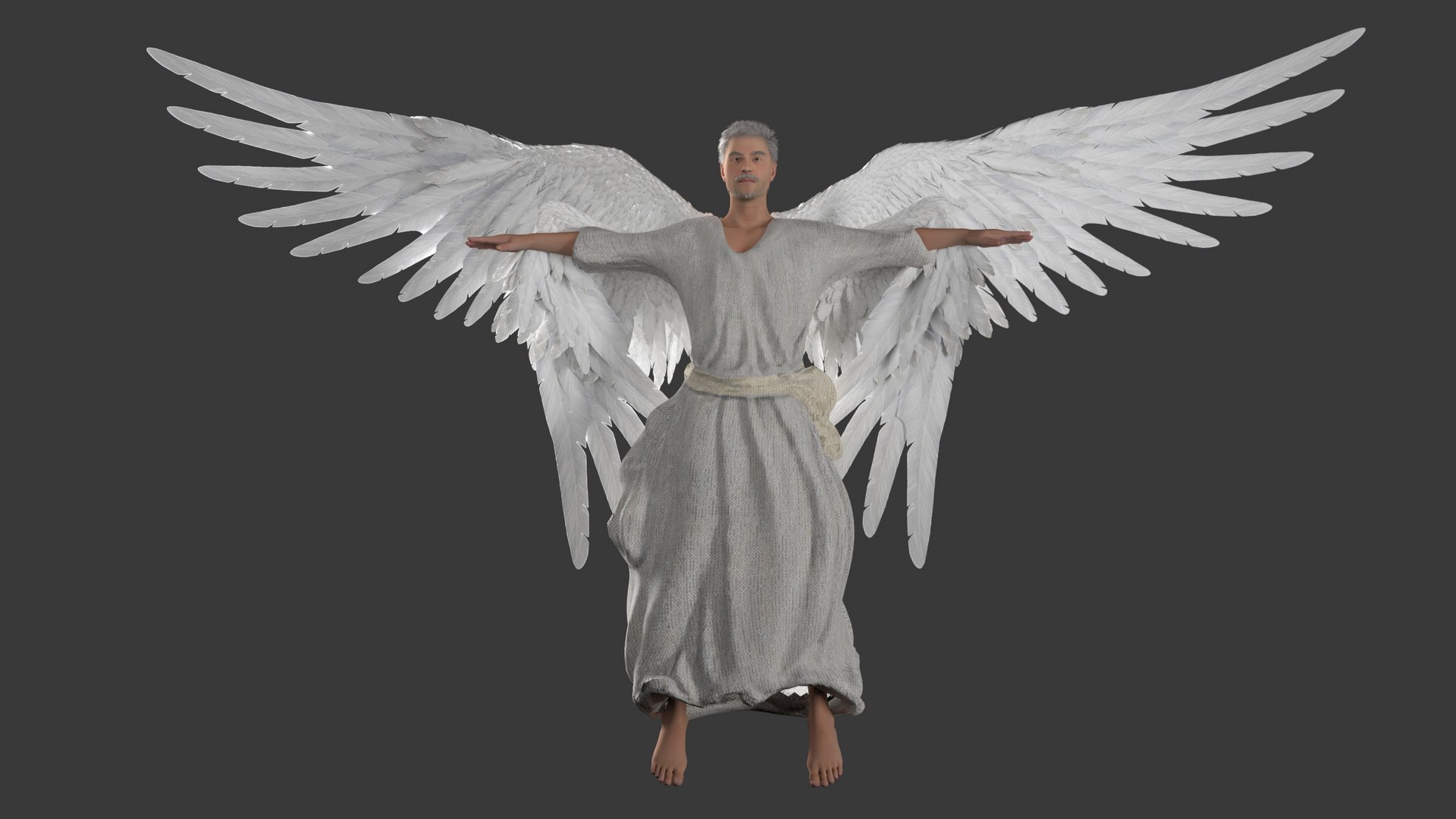 3D Model Angel Rigged Low Poly - TurboSquid 2057503