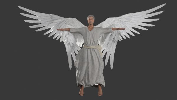 modelo 3d ángel aparejado bajo poli - TurboSquid 2057503