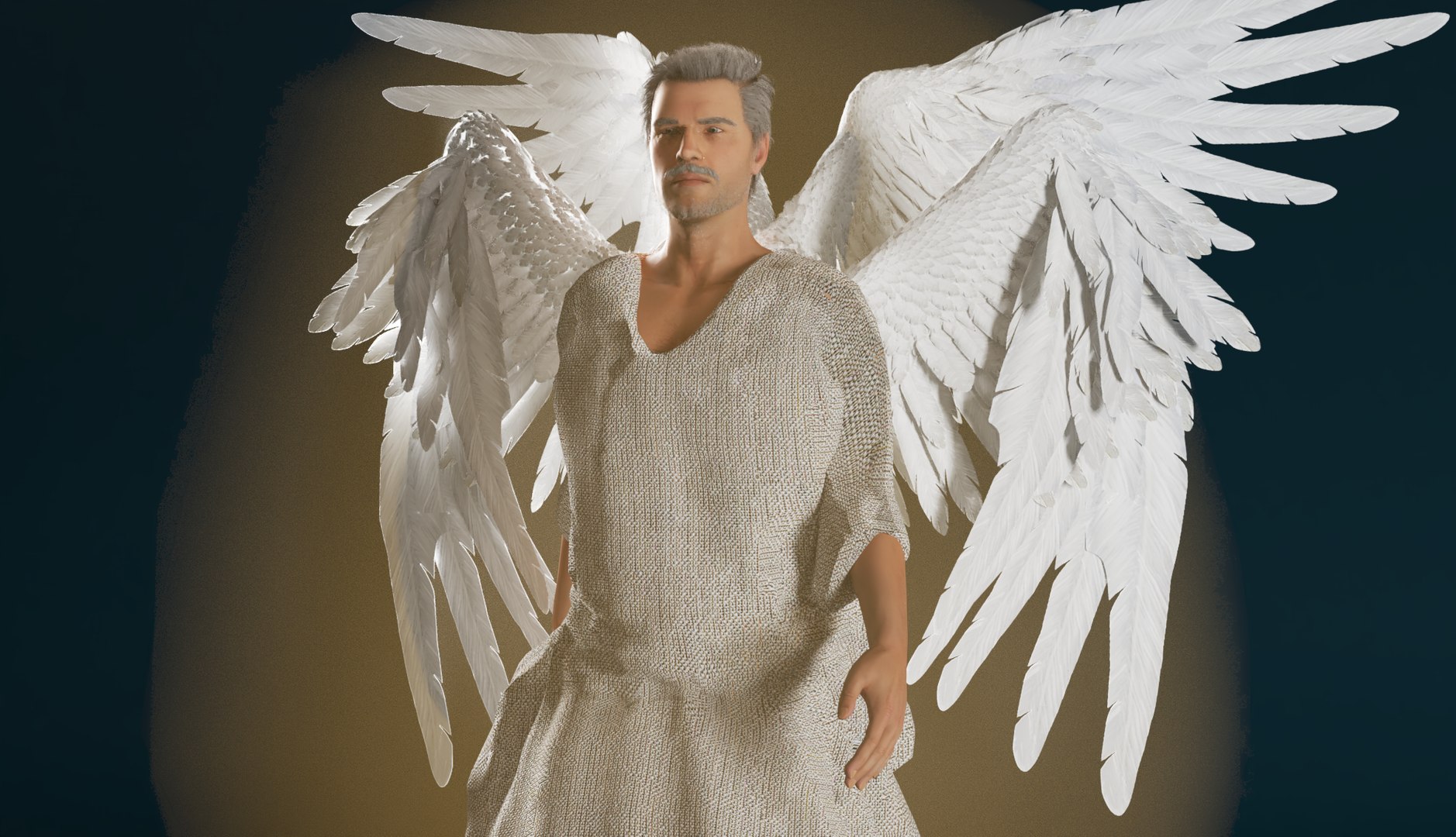 3D Model Angel Rigged Low Poly - TurboSquid 2057503