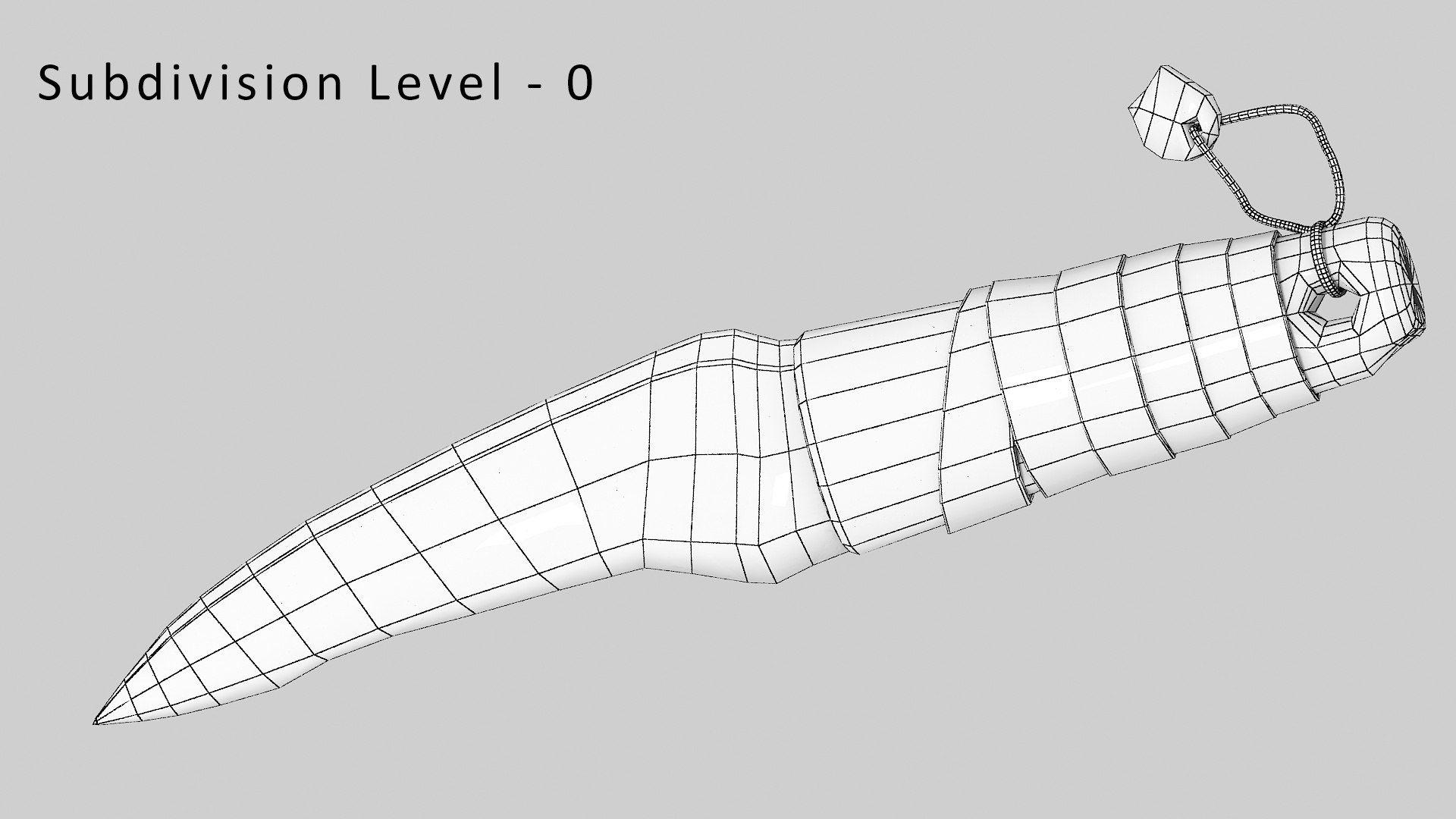 3D Bone Knife - TurboSquid 1245329