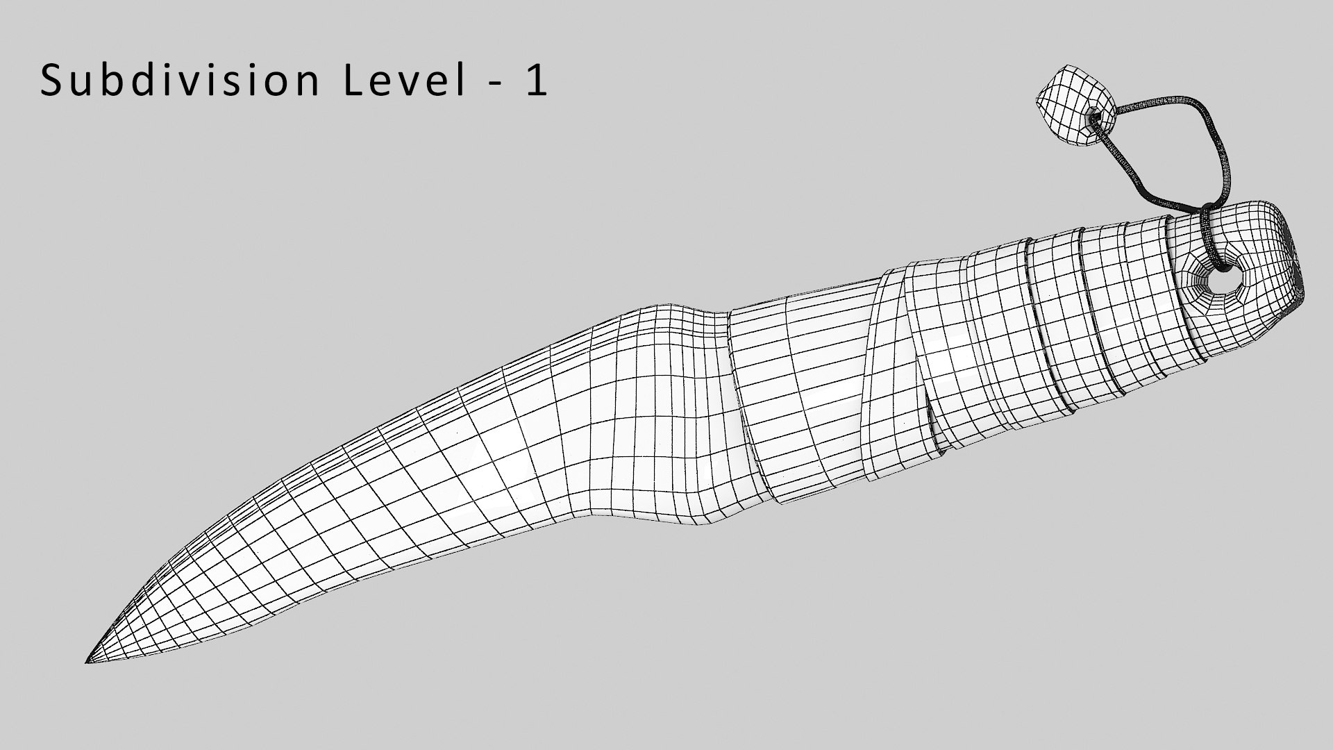 3D Bone Knife - TurboSquid 1245329
