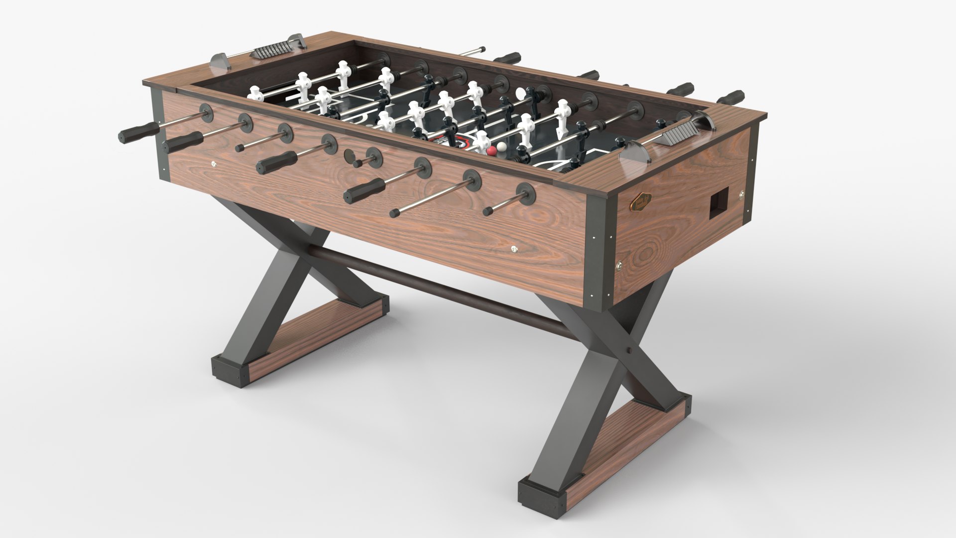 Wooden Football Table Model - TurboSquid 2210002