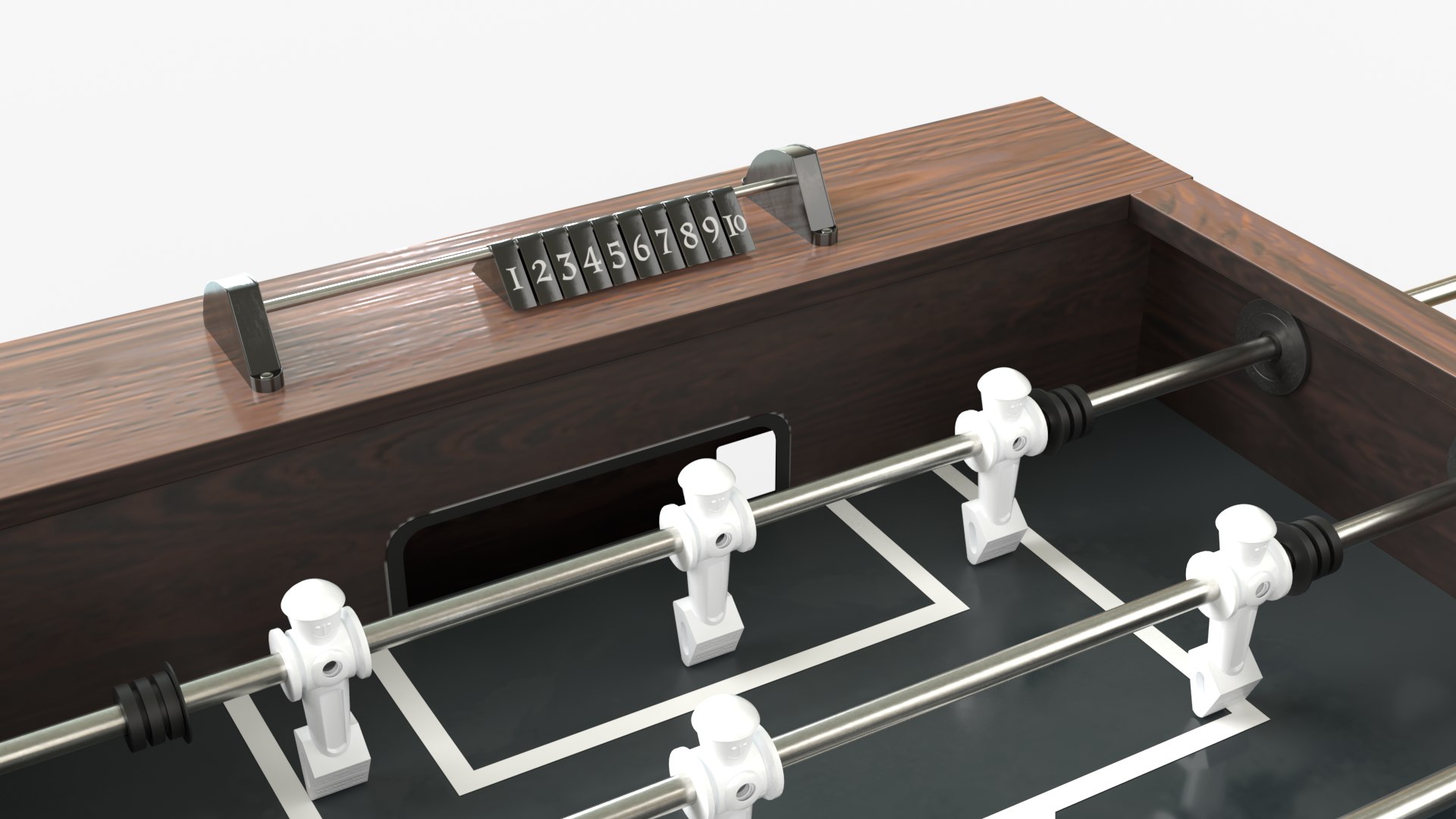 Wooden Football Table Model - TurboSquid 2210002