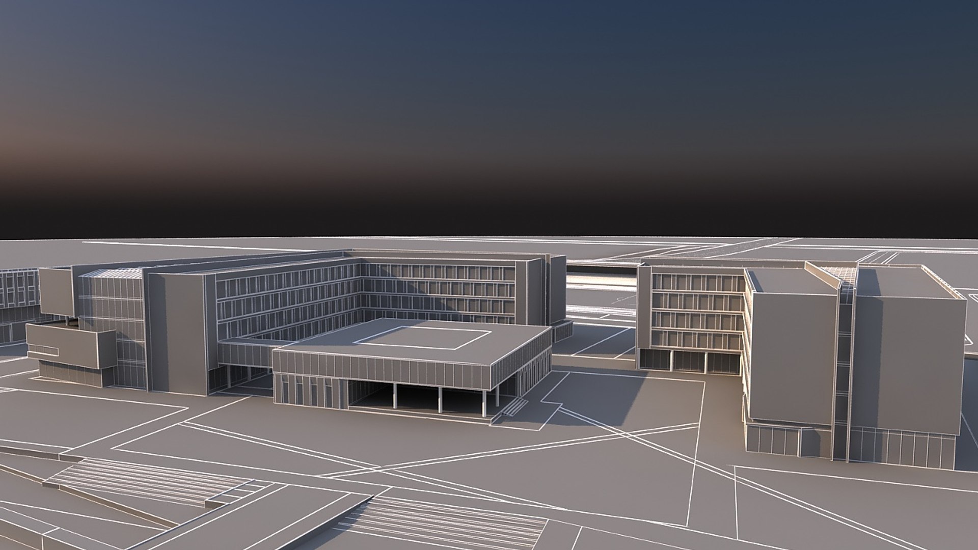 School 3 3D - TurboSquid 2075156