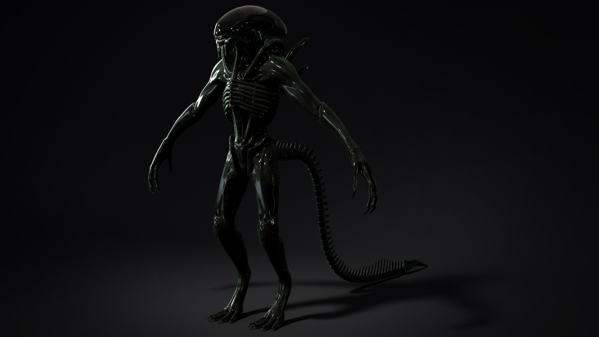 Alien Xenomorph Monster 3D Model - TurboSquid 2406936