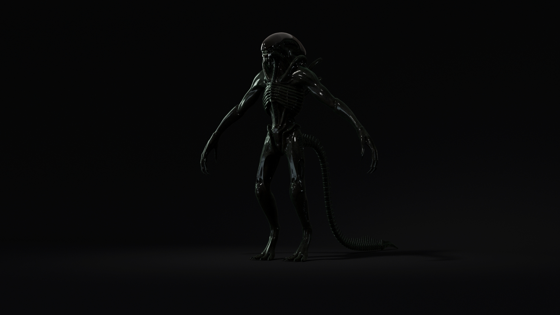 Alien Xenomorph Monster 3D Model - TurboSquid 2406936